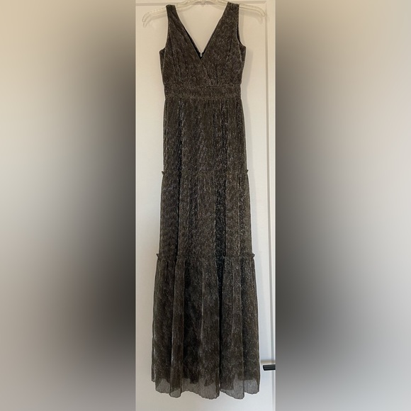 Dress Forum | Dresses | Maxi Black Metallic Dress | Poshmark